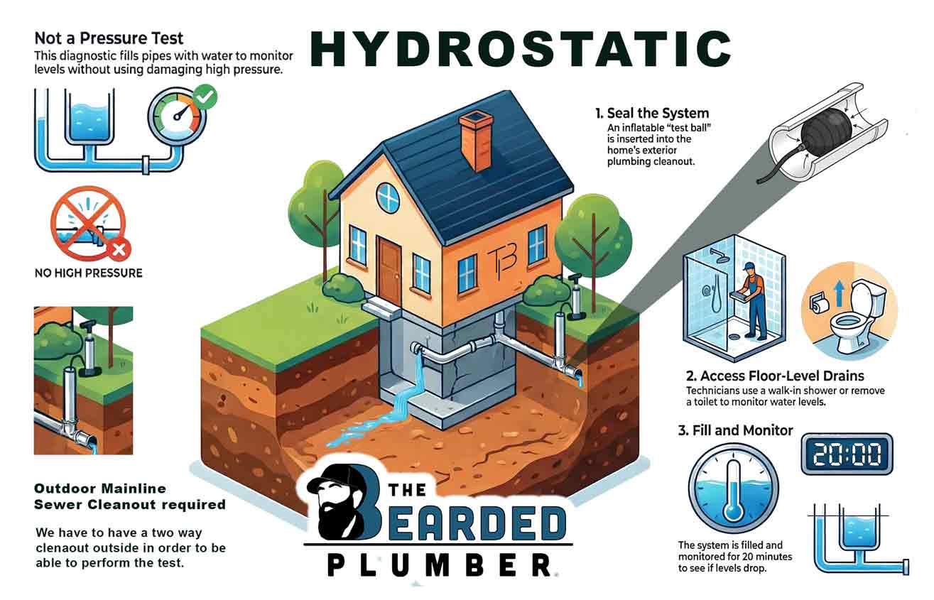 Hydrostatic Test in San Antonio, Texas - Static Plumbing Test